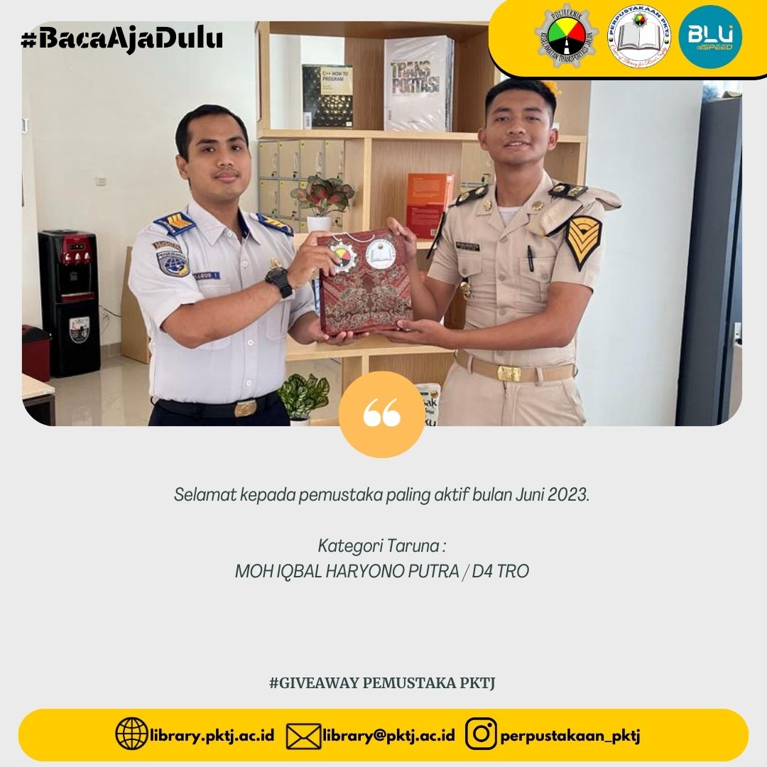 PEMUSTAKA AKTIF JUNI 2023 – Perpustakaan PKTJ