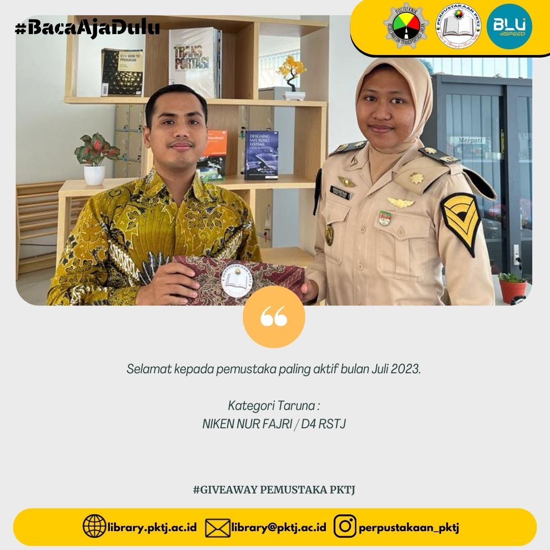 PEMUSTAKA AKTIF JULI 2023 – Perpustakaan PKTJ