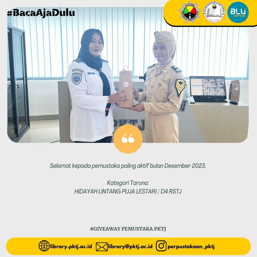 PEMUSTAKA AKTIF DESEMBER 2023 – Perpustakaan PKTJ