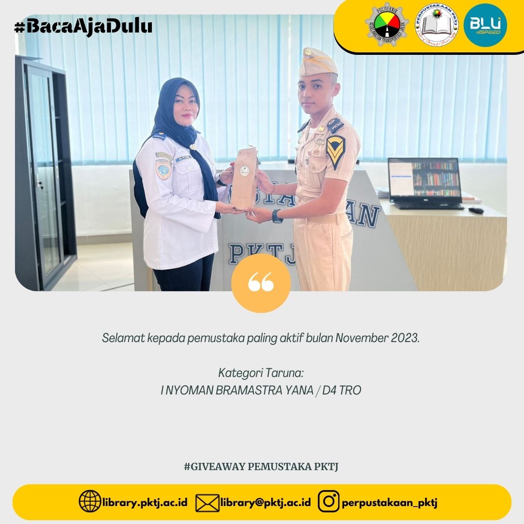 PEMUSTAKA AKTIF DESEMBER 2023 – Perpustakaan PKTJ